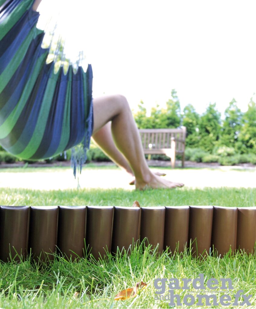 Log Effect Plastic Garden Lawn Edging - Garden and Home FX