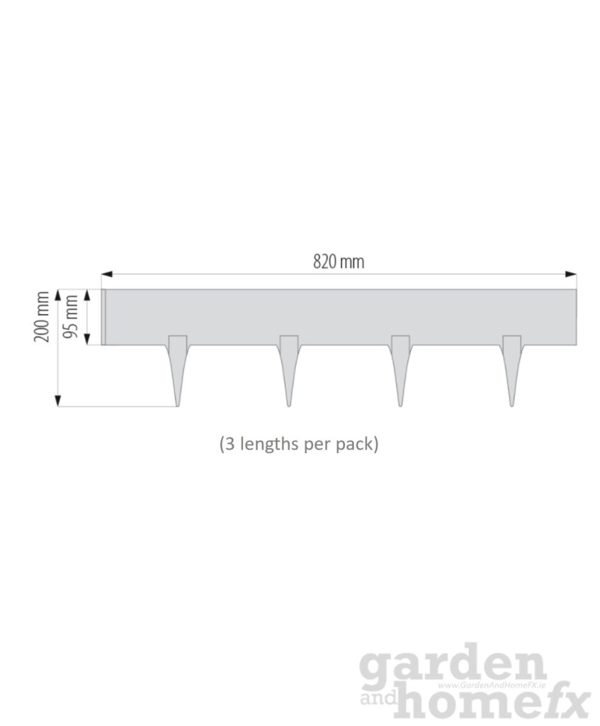 Rattan Plastic Garden Lawn Edging - Garden and Home FX