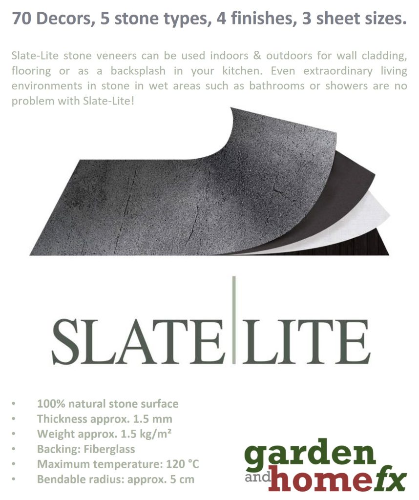Slate Decor Sheeting - Garden and Home FX