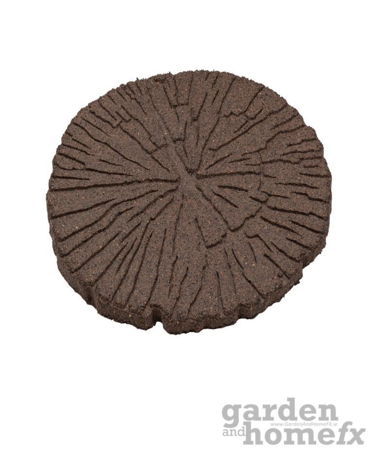 Recycled Rubber Stepping Stones - Log Effect - Garden and Home FX