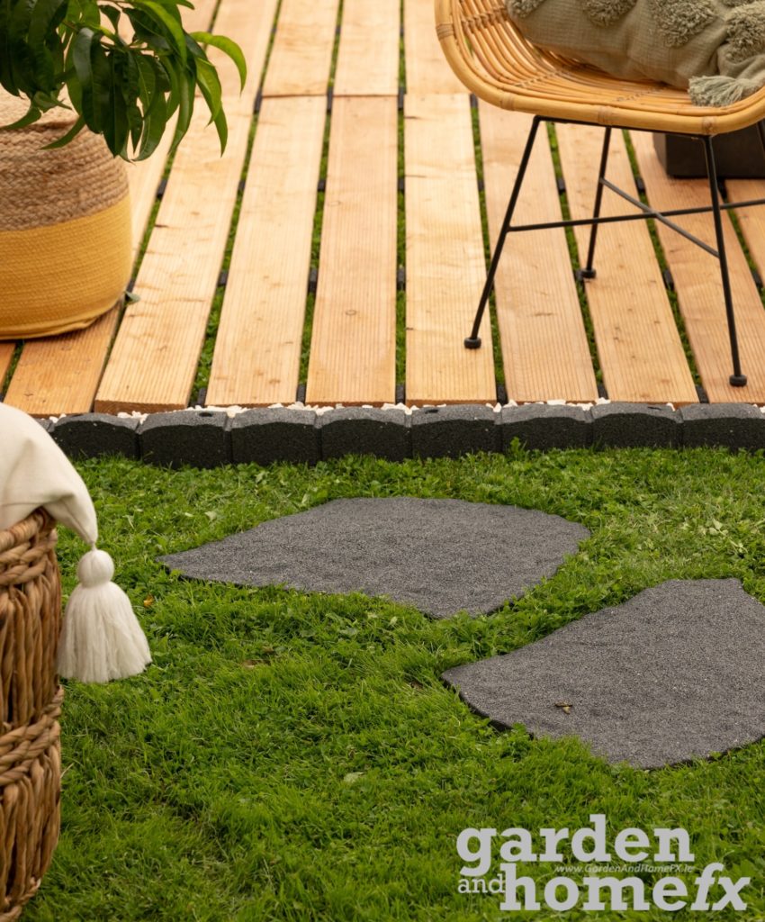 Recycled Rubber Stepping Stones - Natural - Garden and Home FX