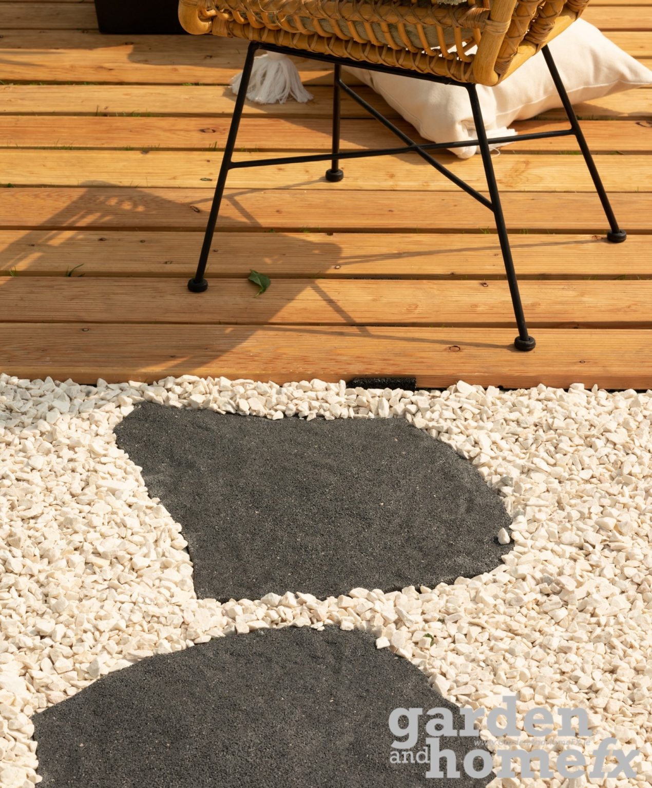 Recycled Rubber Stepping Stones - Natural - Garden and Home FX