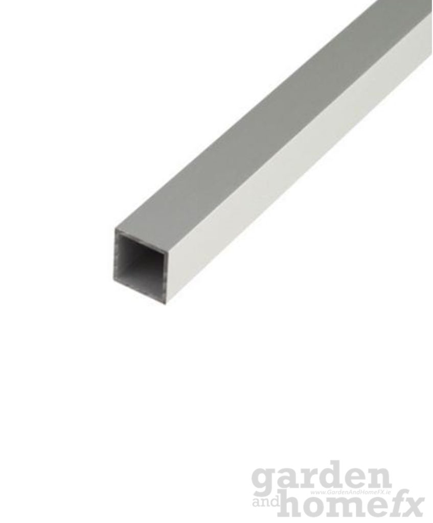 Aluminium Square Box Section Profiles - 1m - Garden and Home FX
