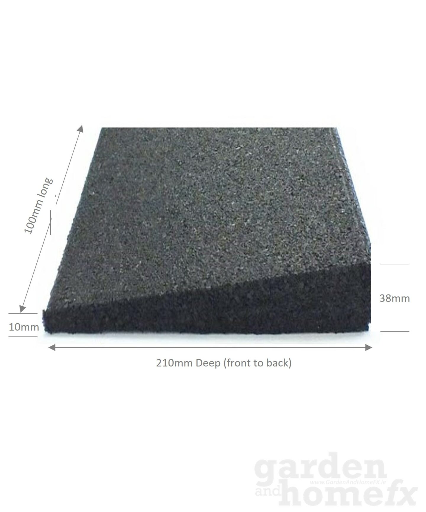 Recycled Rubber Ramp - 1m - Garden and Home FX